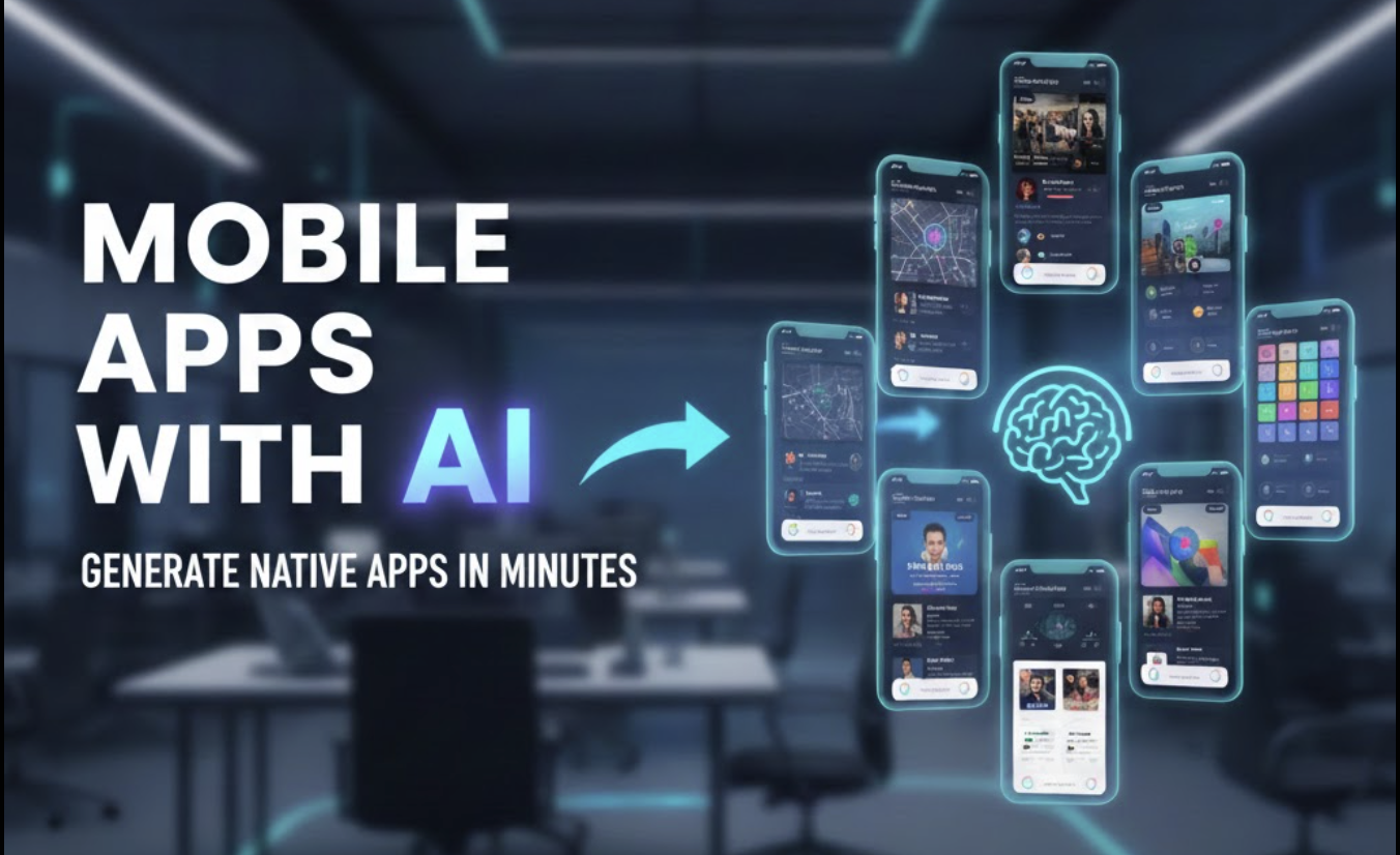 Mobile Apps with AI: Generate Native Apps in Minutes | React Native App ...
