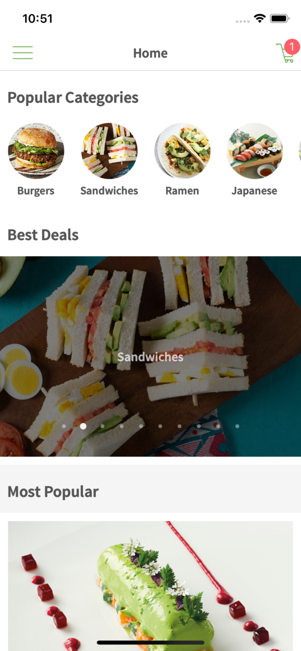 Food Delivery Restaurant App Template | React Native | Download