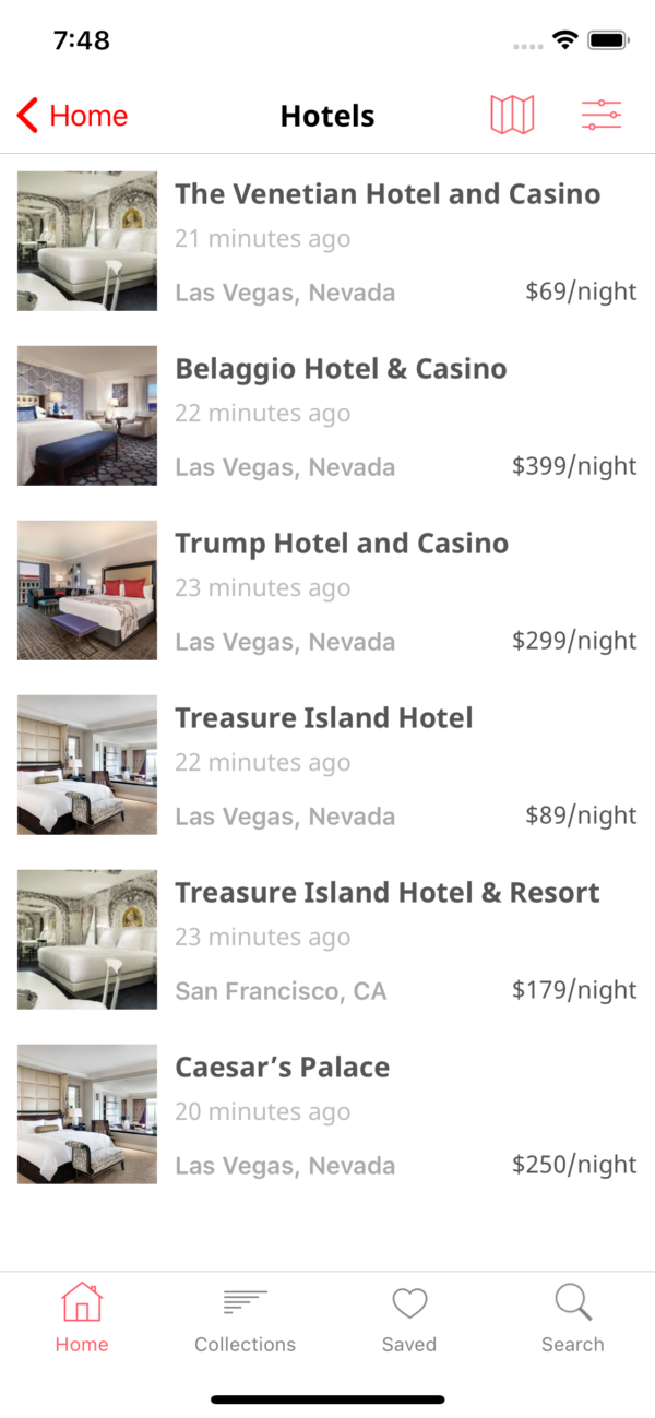 React Native Universal Listings App Template with Backend | Instamobile