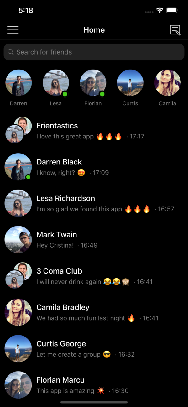 React Native Chat App Template with Backend | Download