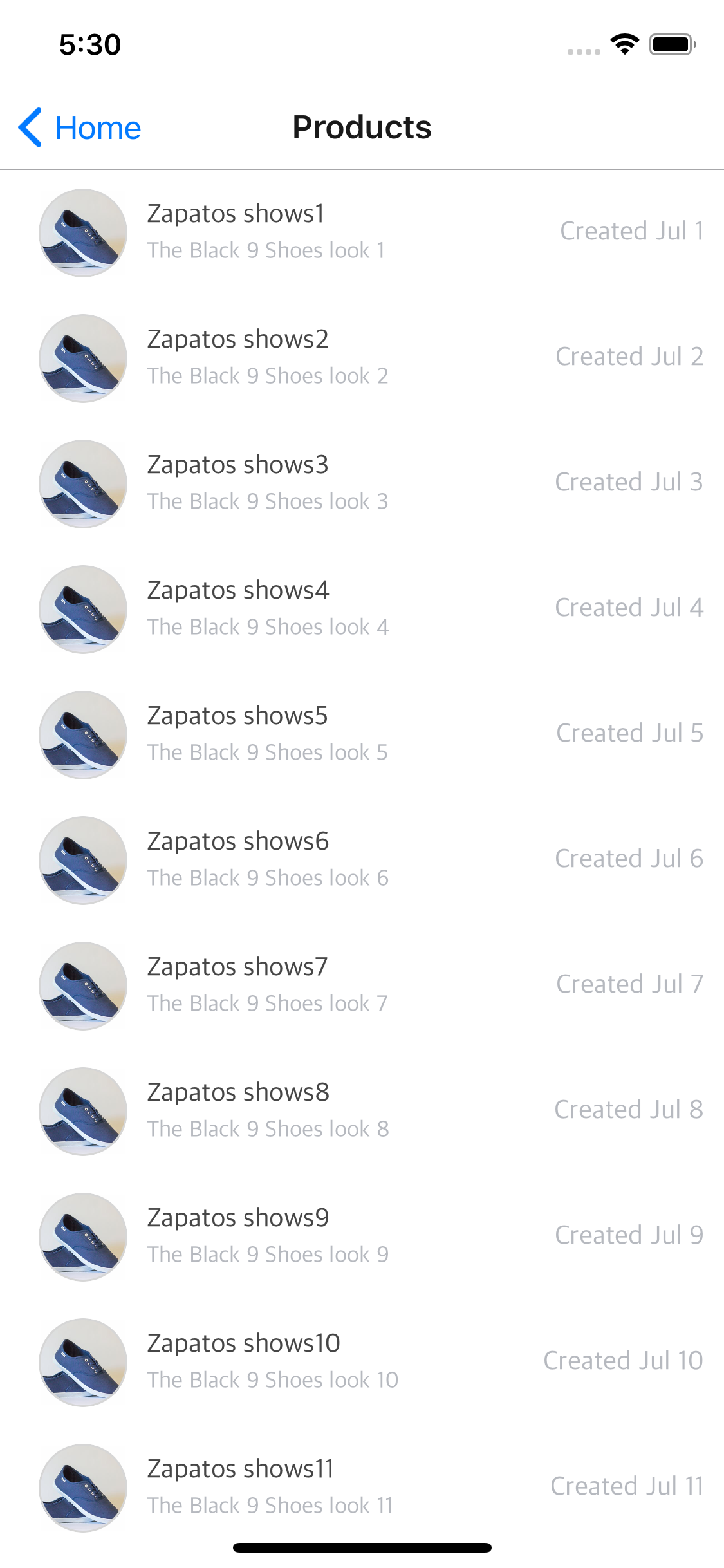 React Native Dashboard Template - Starter Kit - Instamobile