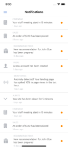 React Native Dashboard Template - Starter Kit - Instamobile