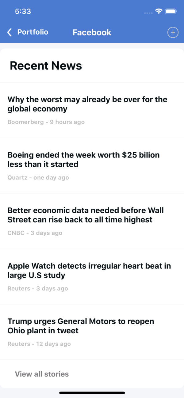 React Native Finance App Template - Finance UI Kit - Instamobile