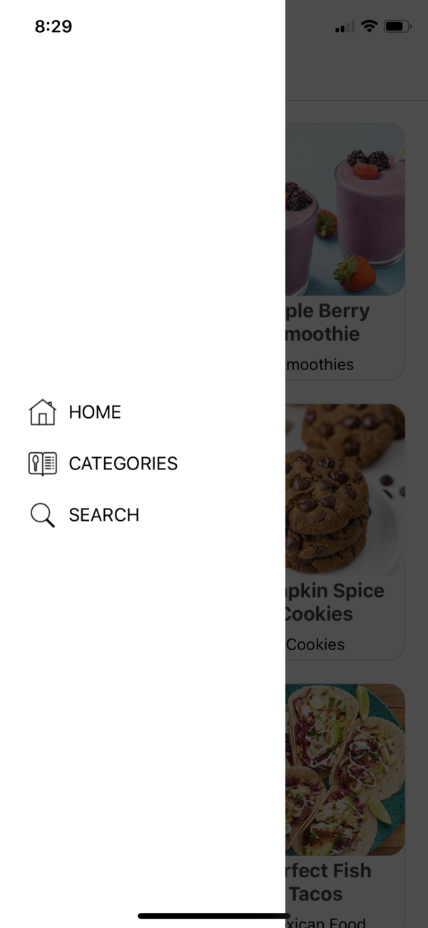 Food App Template in React Native - Free Download - Instamobile