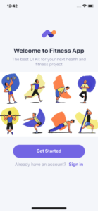 React Native Fitness App Template - Coded Mobile UI Kit - Download