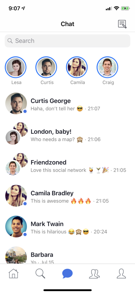 React Native Social Network - instamobile
