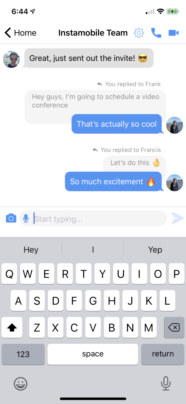 React Native Chat App Template with Backend | Download