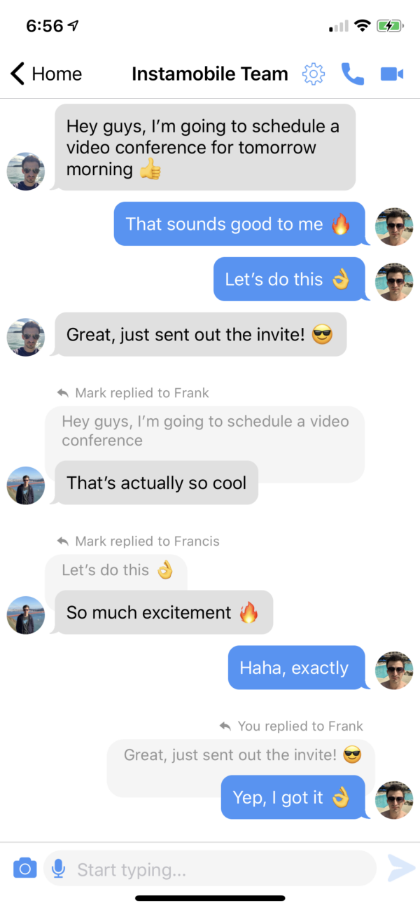 React Native Chat App Template with Backend | Download