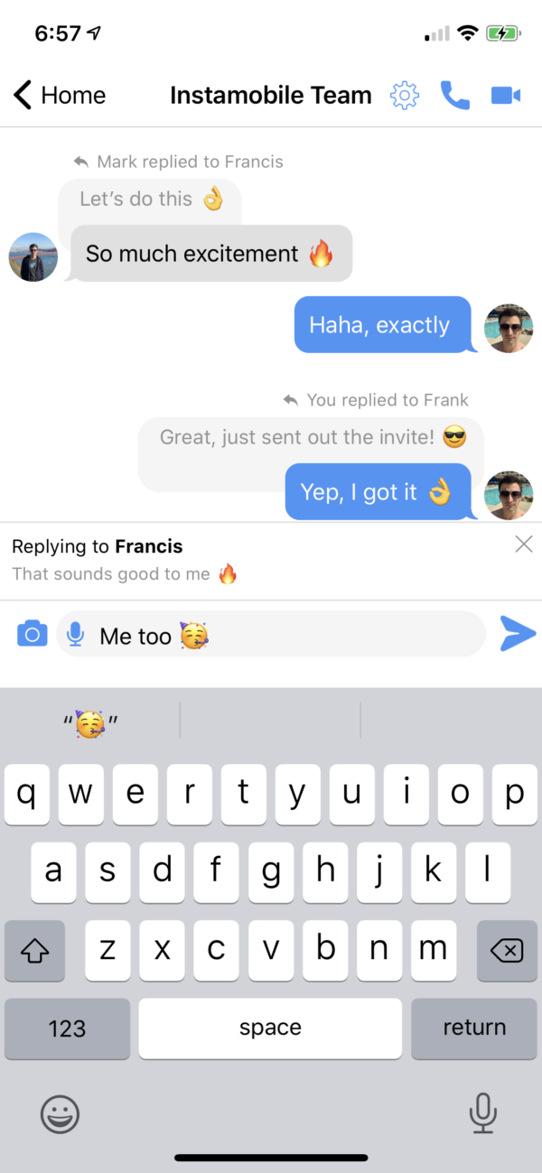 React Native Chat App Template with Backend | Download