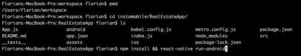 Running React Native Apps on Android - instamobile
