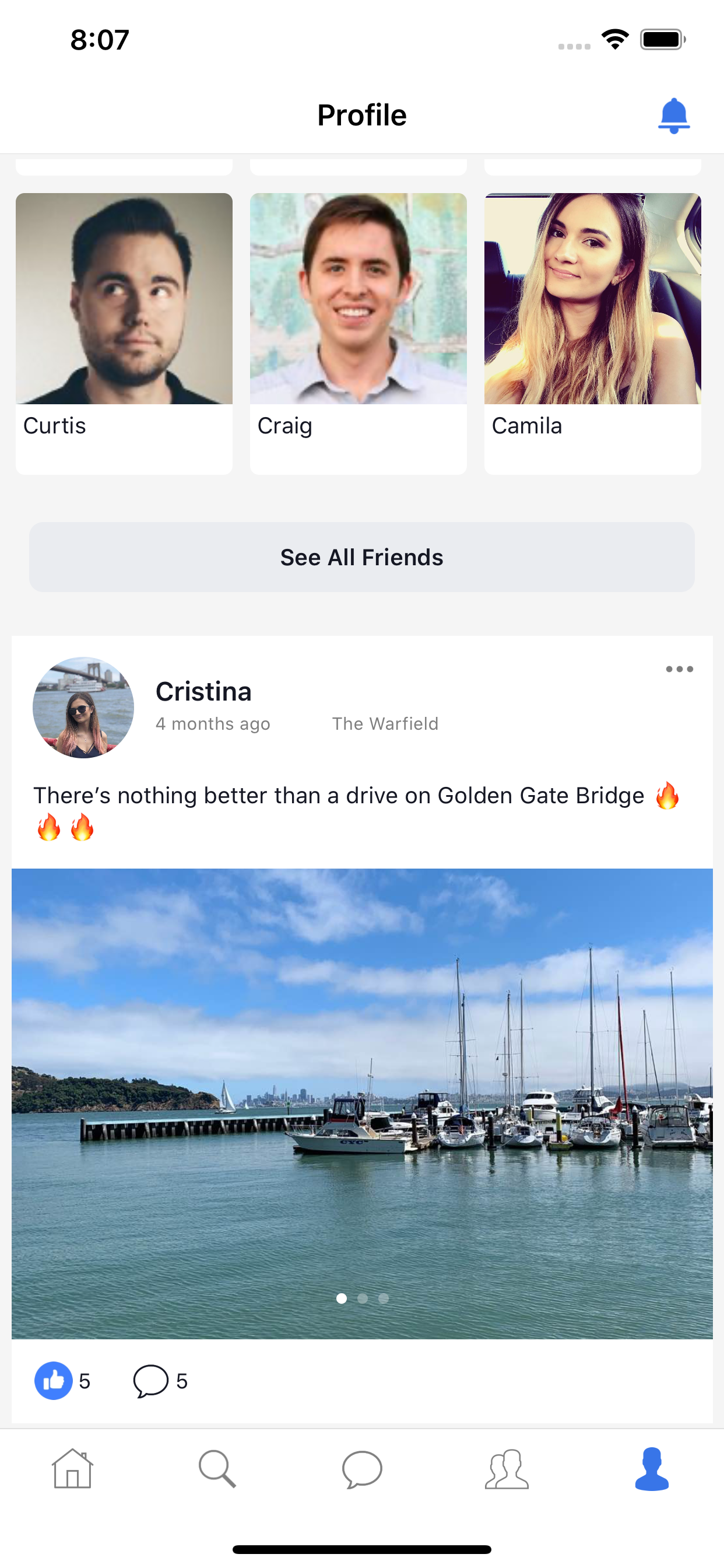 React Native Social Network - instamobile
