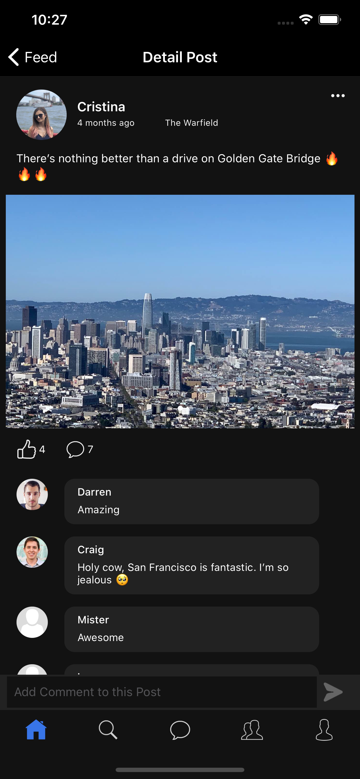 React Native Social Network - instamobile