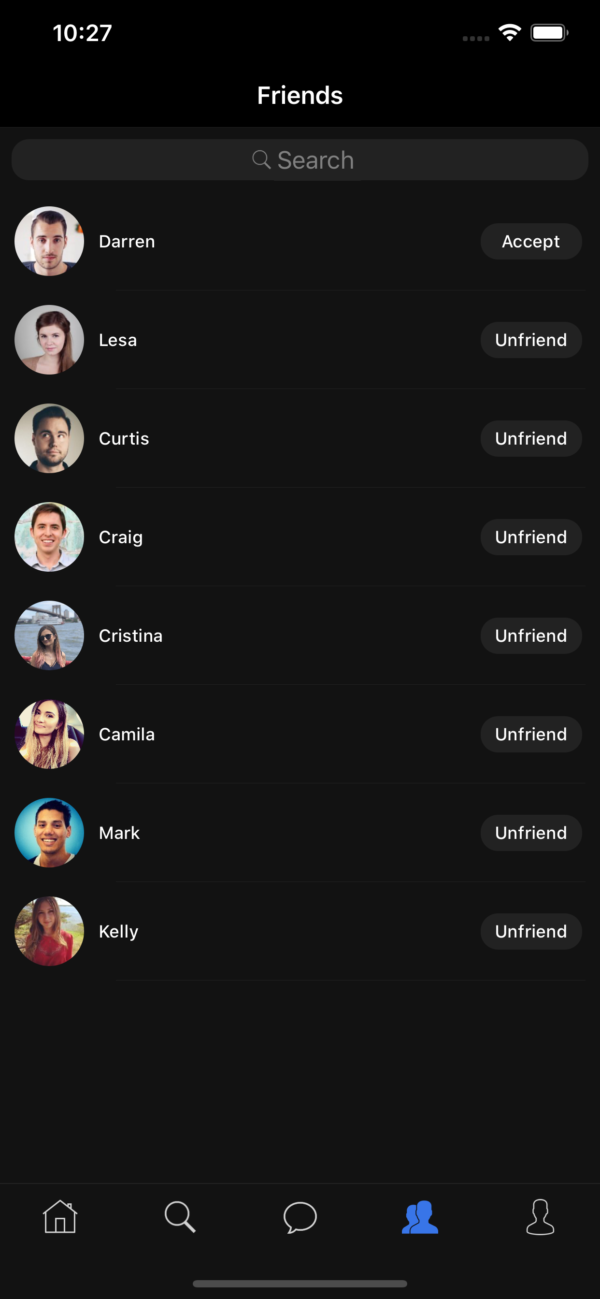 React Native Social Network - instamobile