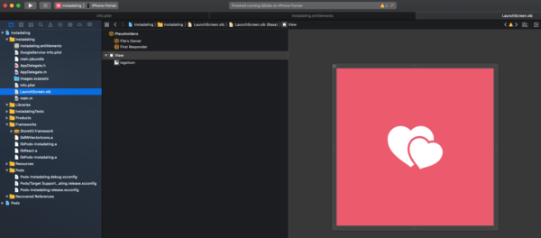 Change the splash screen logo - instamobile