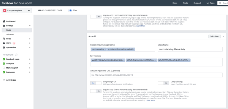 Facebook Login on Android - instamobile