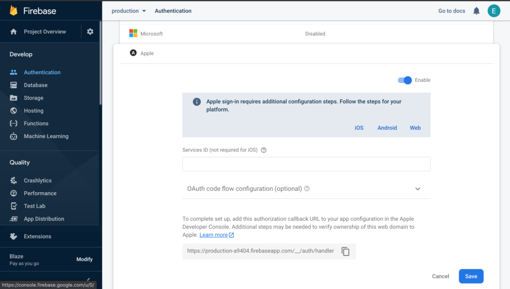 Sign In with Apple - instamobile