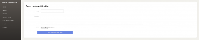 Admin Panel Dating App - instamobile