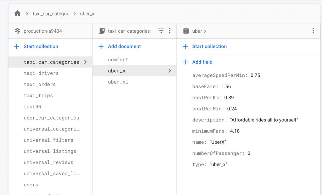 Setting Up Firebase Tables - instamobile